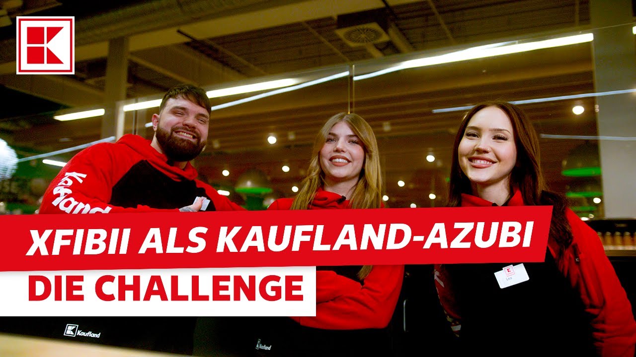 xFibii als Kaufland-Azubi – die Challenge! - YouTube