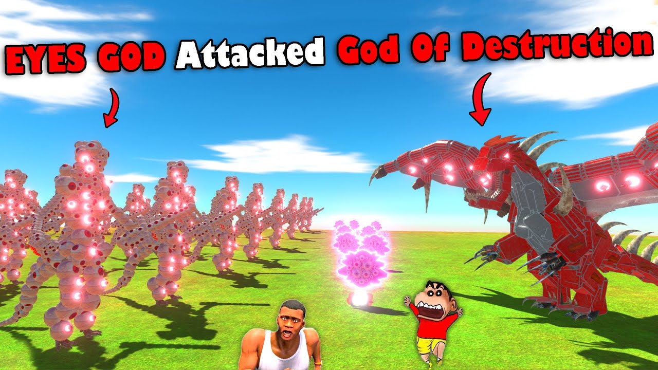 GOD BATTLE ! EYES GOD vs GOD OF DESTRUCTION in Animal Revolt Battle ...