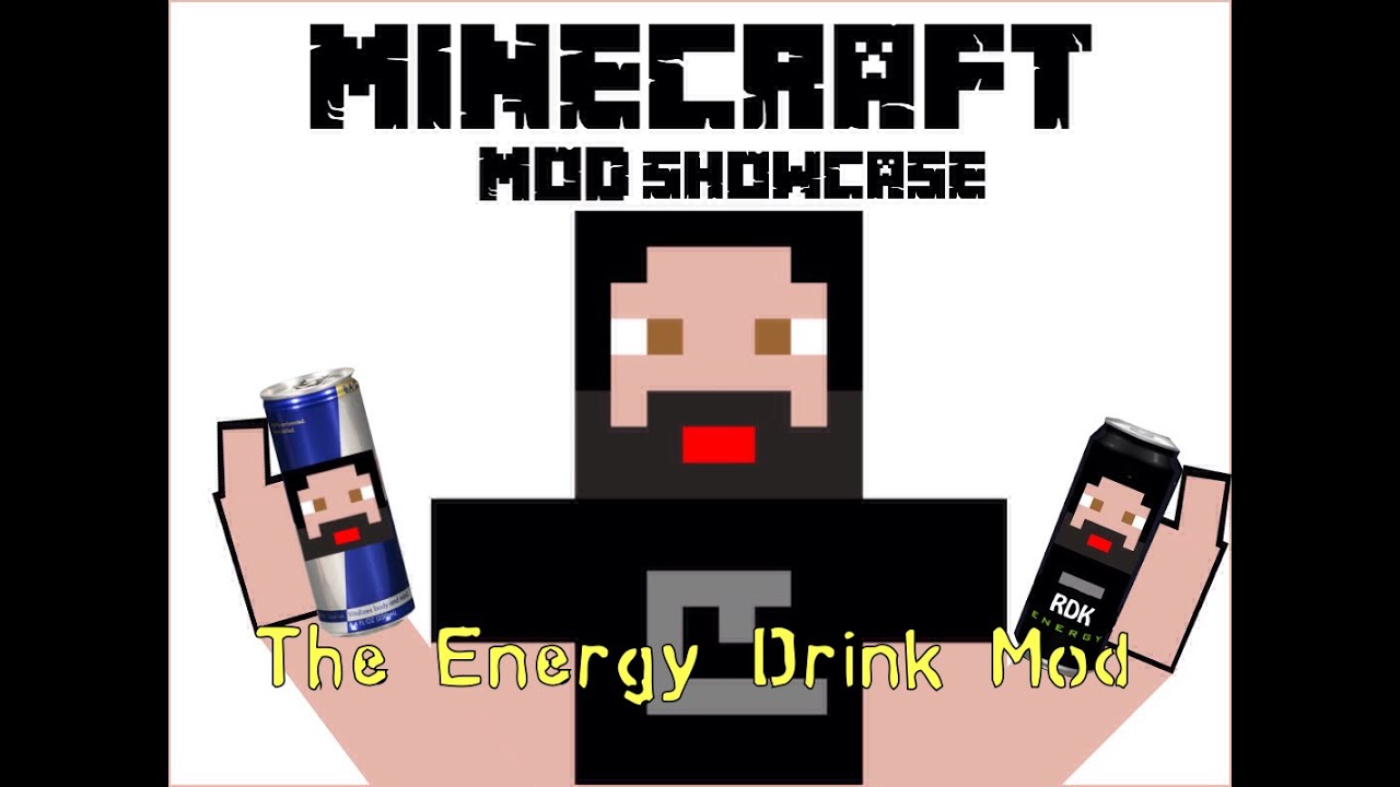 Minecraft Mod Showcase ( The Energy Drinks mod ) - YouTube