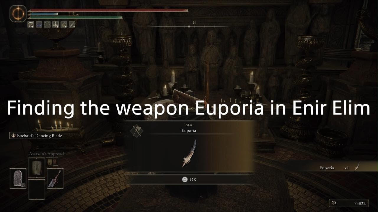 ELDEN RING,DLC: Finding the weapon Euporia in Enir Elim - YouTube