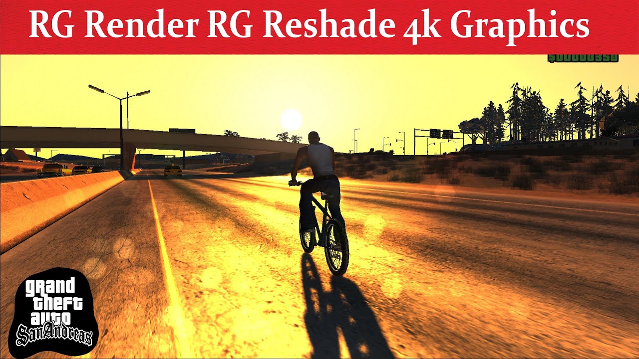 GTA San Andreas RG Render Enb And Reshade - 4k Graphics Mod - YouTube