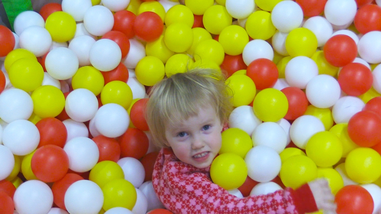 Indoor Playground Family Fun for Kids Part 5 with Spelling | Ball Pits ...