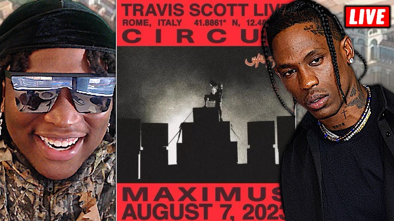 WE WITNESSED HISTORY LIVE🔥@ Circus Maximus Italy w/ TRAVIS SCOTT ...