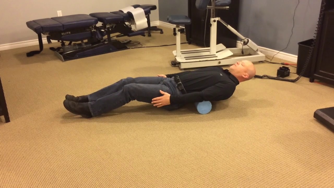 Elmsdale Chiropractic Demonstrates Foam Roller Stretches for Mid Back ...