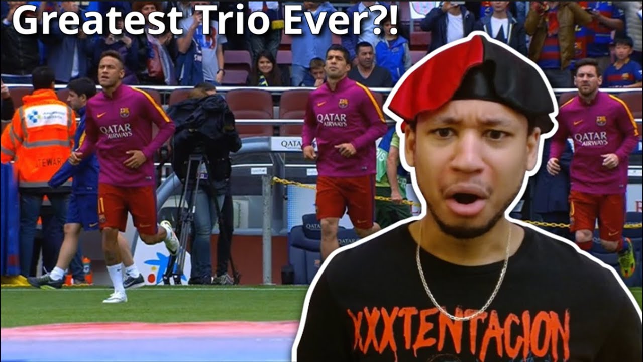 AMERICAN REACTS TO 10 Times The MSN Trio Impressed The World Messi ...