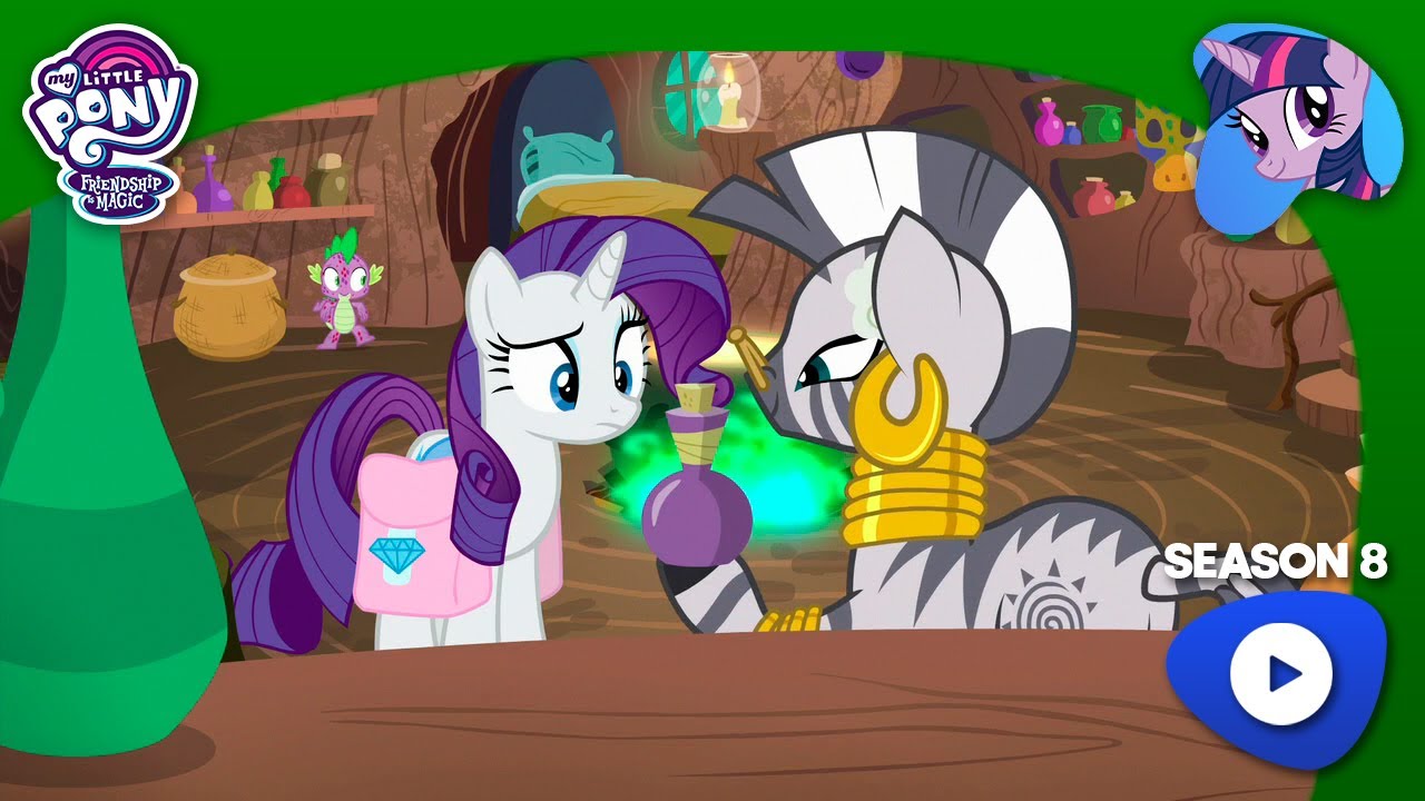 Clip | Spike and Rarity Get Help from Zecora (Molt Down) | MLP: FiM ...