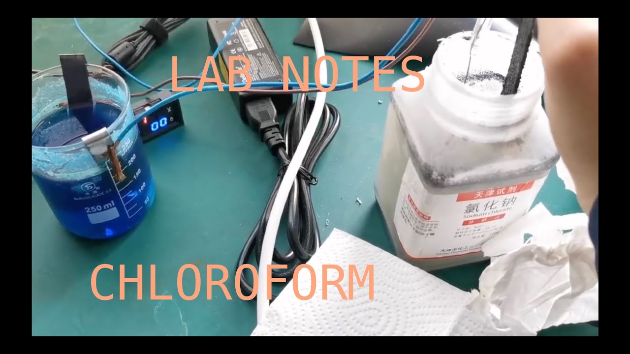 Lab Notes - Chloroform from Ethanol - YouTube
