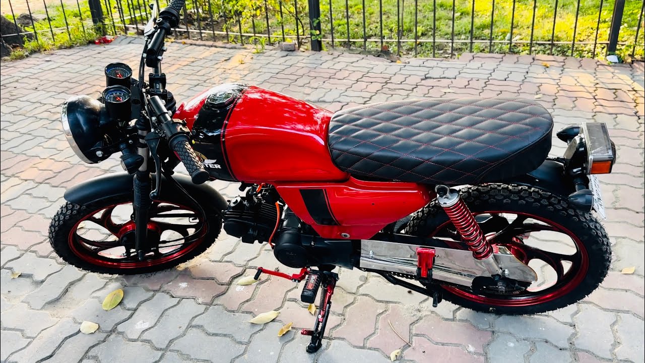 70cc Motorcycle New Modification | Caferacer | @Lahoricars - YouTube