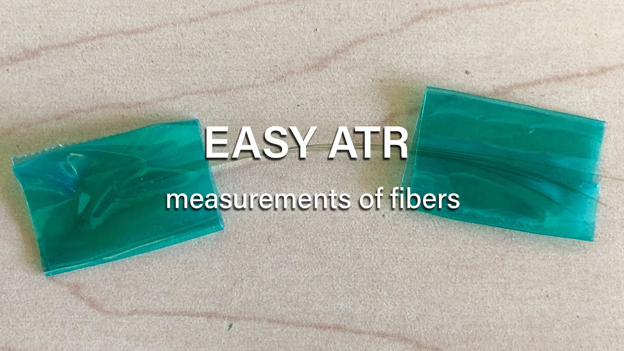 Easy ATR measurements of fibers - YouTube