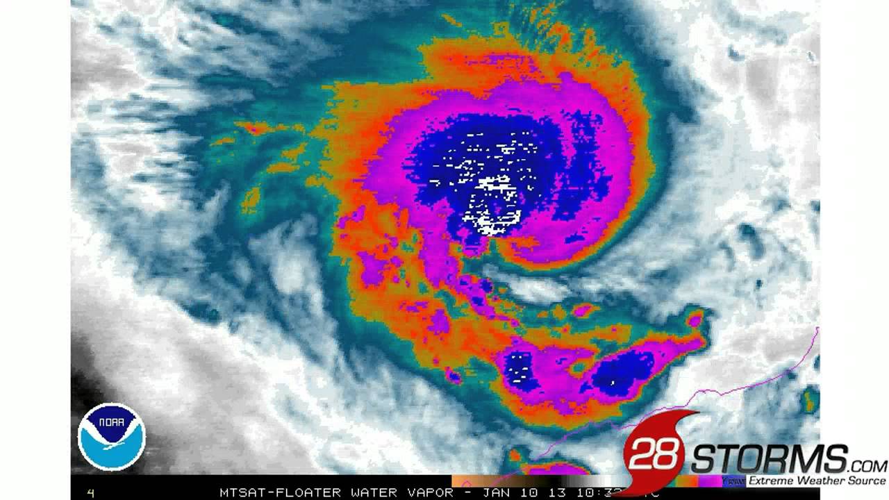 Cyclone Narelle Nearing Exmouth - YouTube