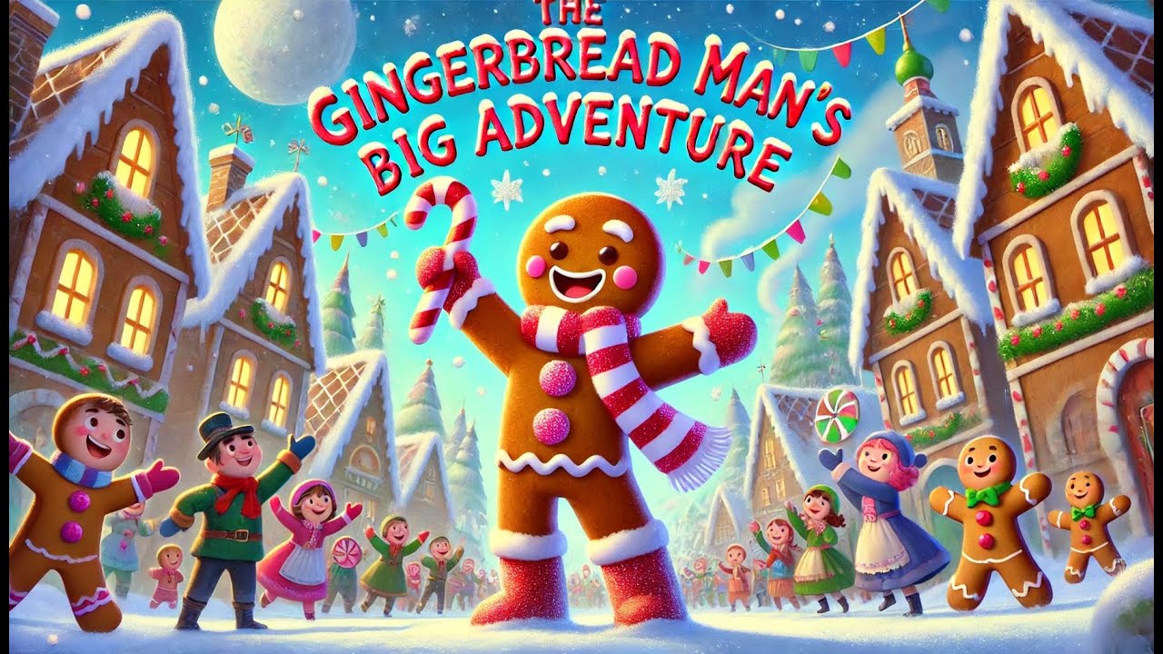 The Gingerbread Man’s Big Adventure: The Day He Became a Hero! - YouTube