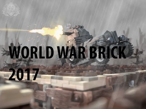 Lego World war 2 Display Brickmania Display California 2017 - YouTube