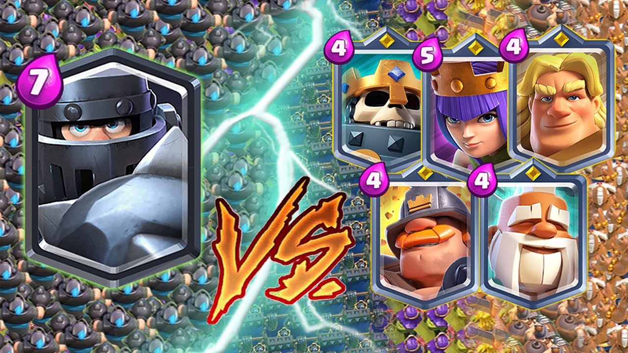 MEGA KNIGHT VS ALL CHAMPIONS - YouTube