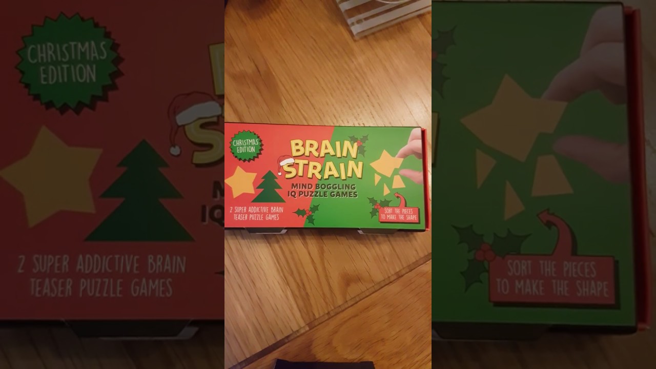 Fizz Creations Christmas Edition Brain Strain Christmas Tree Puzzle no ...