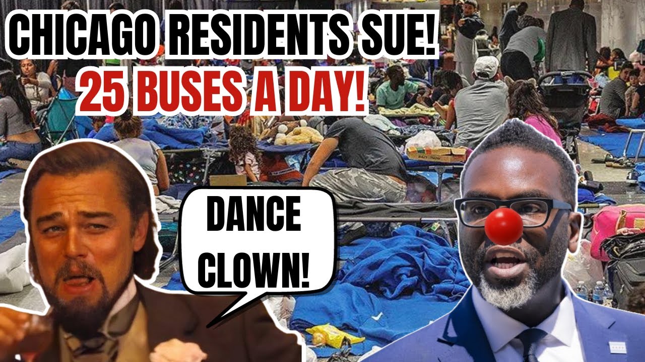 ANGRY Chicago Residents Are SUING Brandon Johnson's MIGRANT NIGHTMARE ...