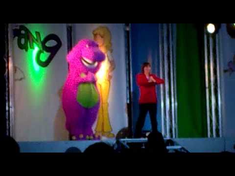 Barney At Skyline Butlins Minehead - YouTube