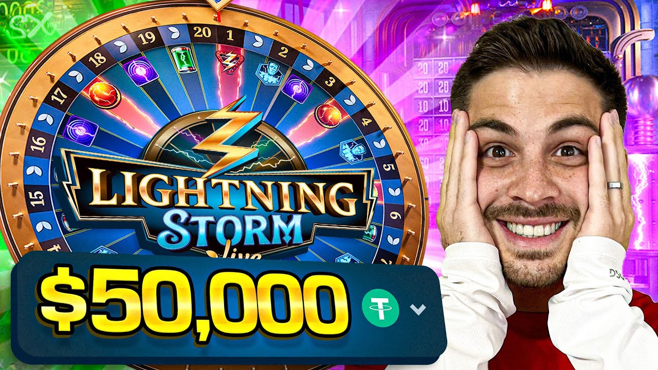 Spinning Lightning Storm With A 50000 Balance Youtube
