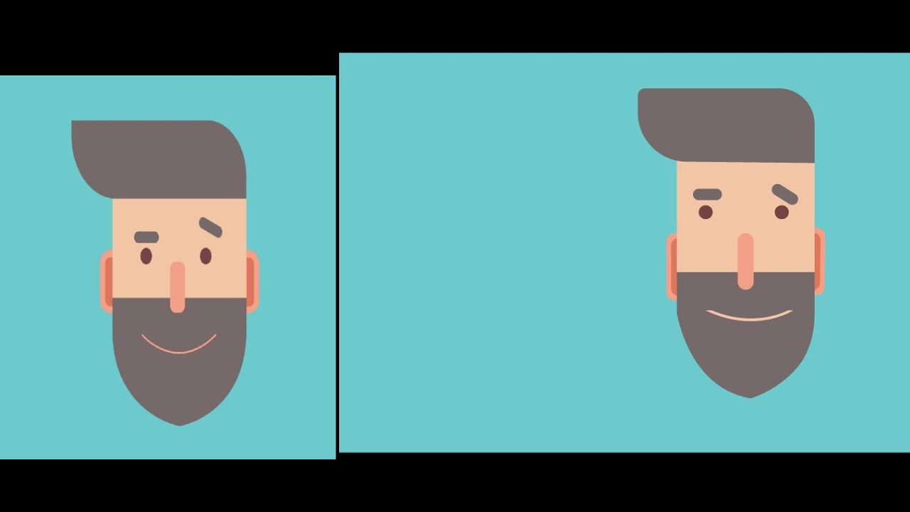 How to draw a flat face [03] - YouTube