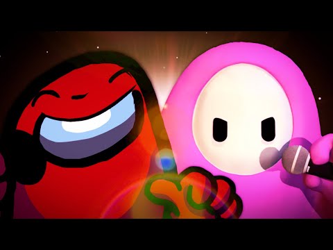 Among Us vs. Fall Guys - Rap Battle!