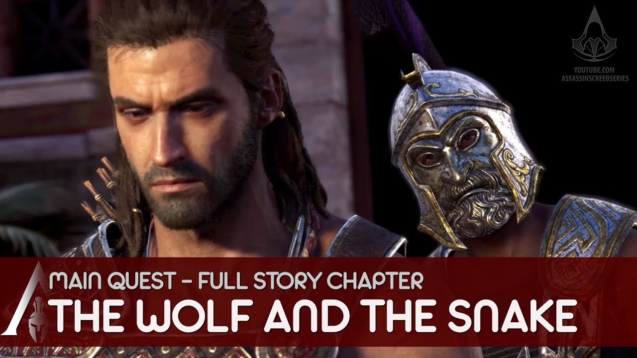 Assassin's Creed Odyssey - Main Quest - The Wolf and The Snake - YouTube