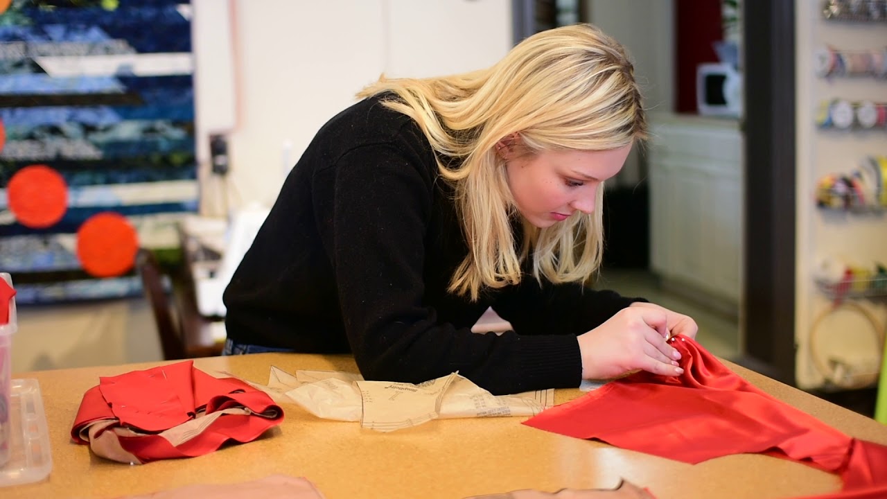 Senior Sewing Project @ the-sew-op- North Kingstown High School - YouTube