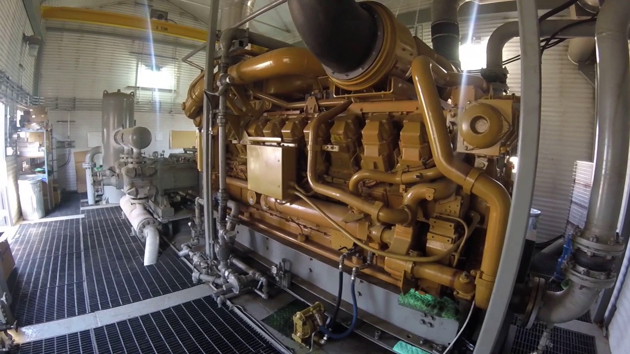 Caterpillar 3520 Ariel JGK4 2 Stage Compressor Package - Alberta - YouTube