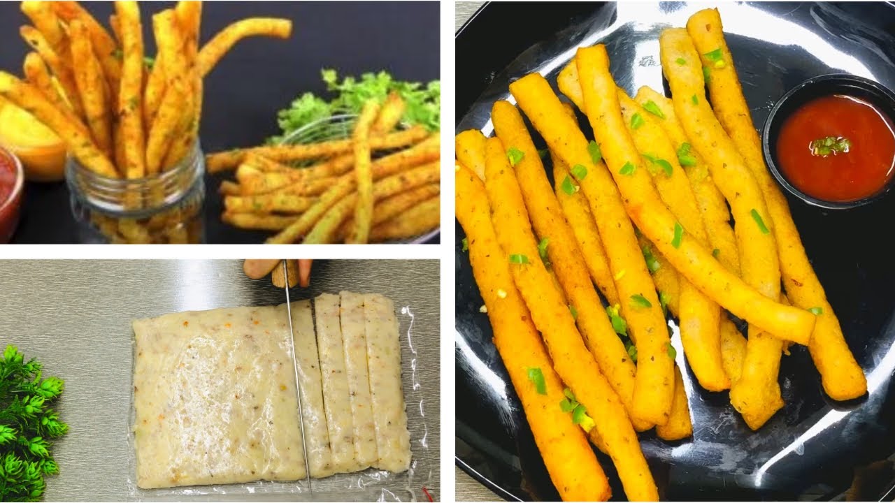 Potato Sticks Recipe |Long Potato Fries |Crispy French Fries At Home ...