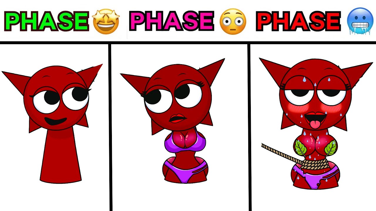 All Phases of RADDY in New SUS Incredibox Sprunki Pyramixed : From ...