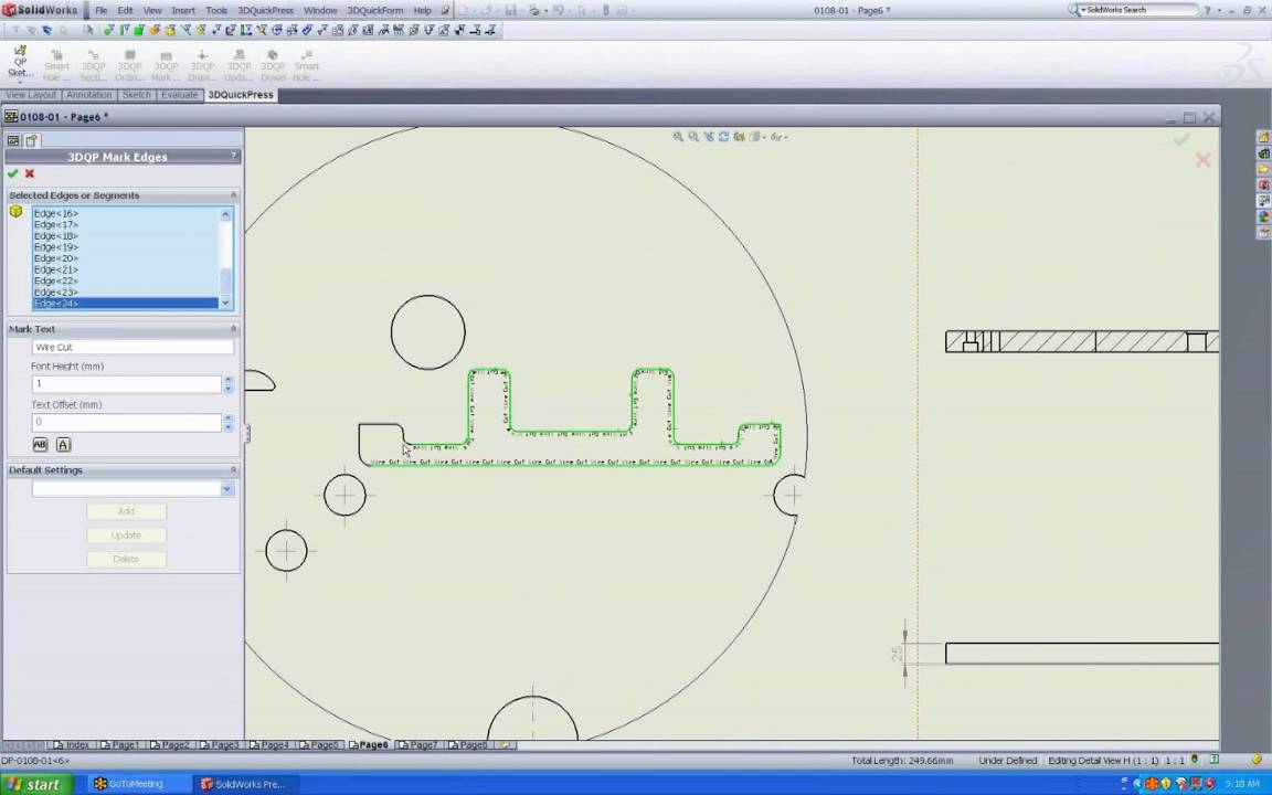 Auto edge marking - YouTube
