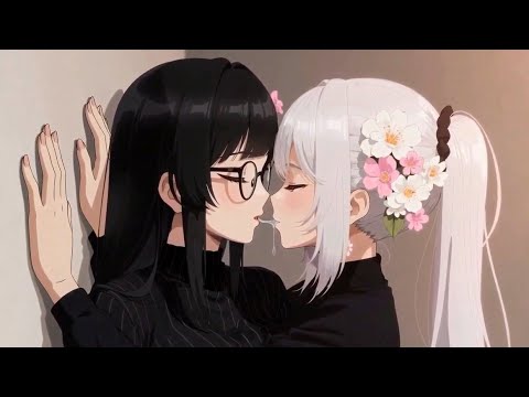Yuri Kiss Anime On The Wall