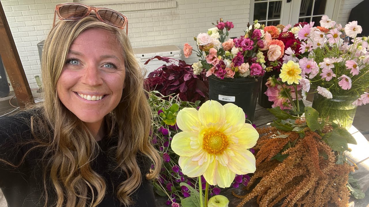 Fall Flower Harvest! Drying Amaranth and Gomphrena. Hummingbird ...
