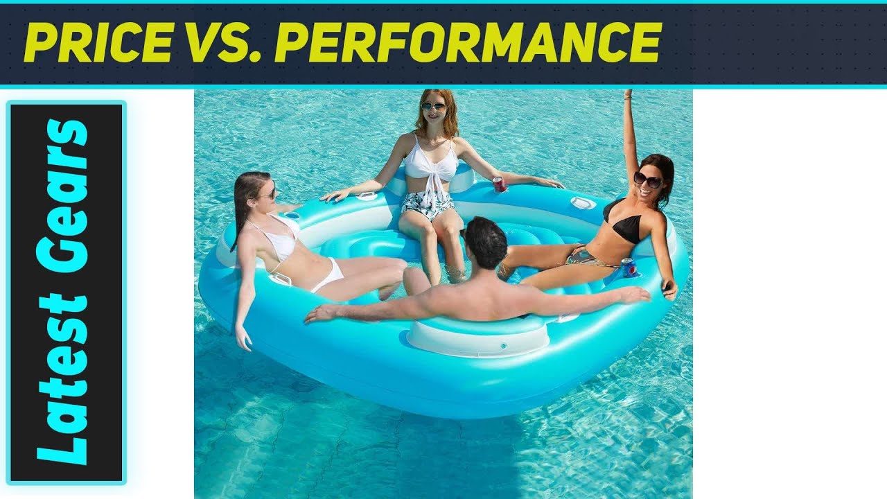 reviewJasonwell Floating Island: BEST 4-Person Pool Float? - YouTube