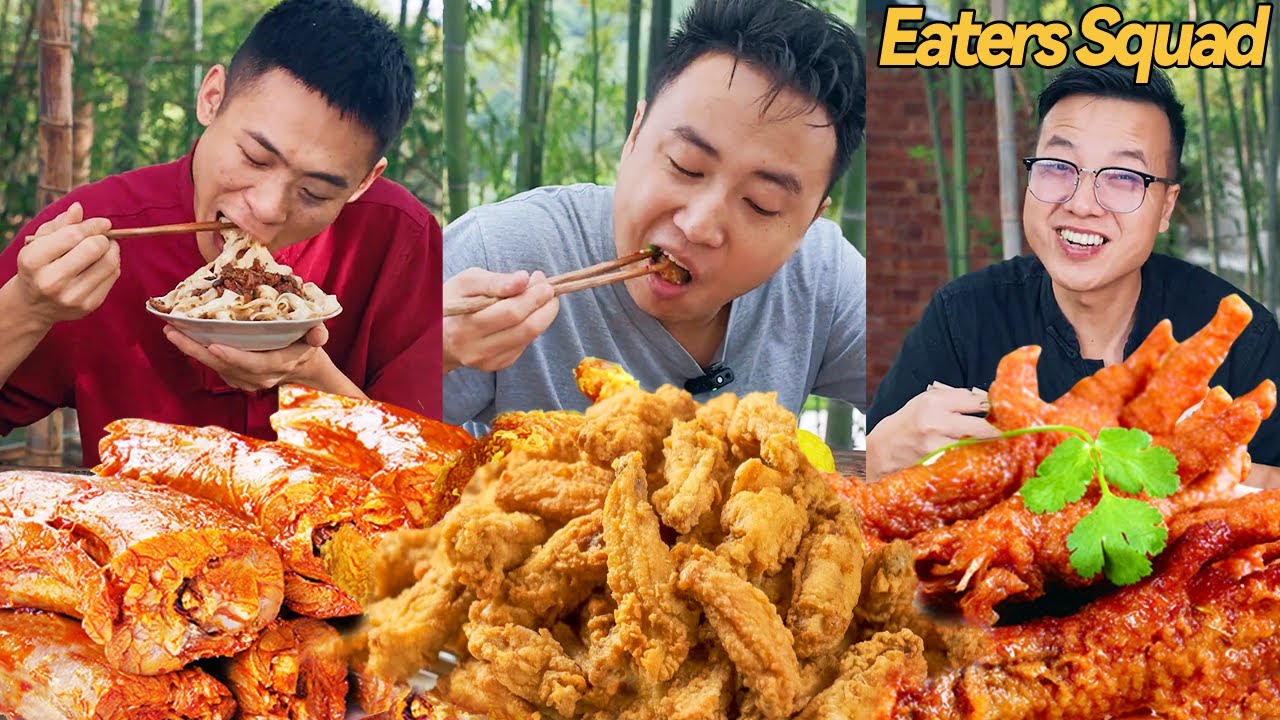 Crispy Fried Chicken丨food blind box丨eating spicy food and funny pranks ...