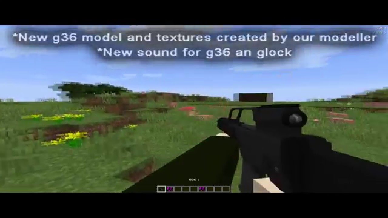 MINECRAFT LAST DAYS MOD NEW G36 MODEL AND MORE!!! - YouTube