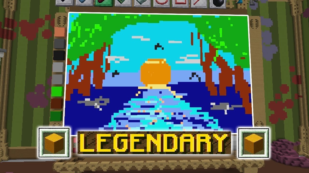 LEGENDARY PIXEL PAINTERS! (Minecraft Pixel Painters) - YouTube