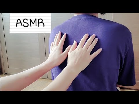 ASMR Relaxing Back Scratching Over a Shirt