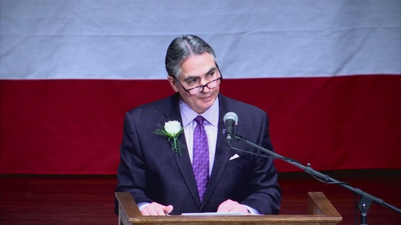 Springfield Mayor Domenic Sarno sworn-in for fifth term - YouTube
