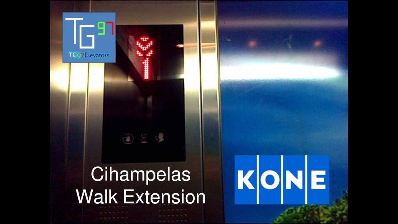 [R] Kone MonoSpace Elevator at Cihampelas Walk Extension, Bandung - YouTube
