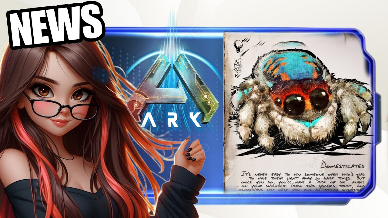 NUEVA CRIATURA COSMO SPIDER ARK Survival Ascended LA ARAÑA MINI DE ...