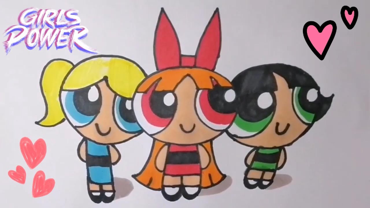 "How to Draw Powerpuff Girls: Easy Step-by-Step Tutorial" - YouTube