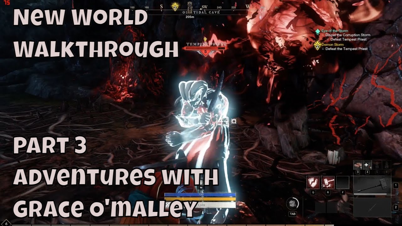 Epic Adventure with Grace O'malley. New World! Walkthrough Part 3 - YouTube