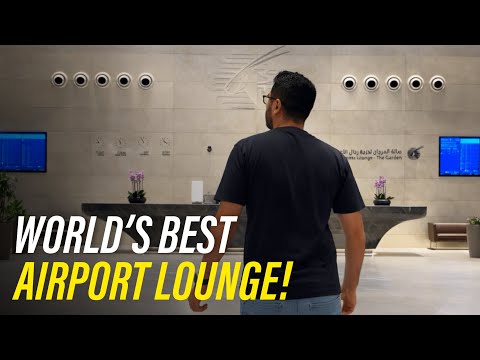 5 Hours Inside The World’s Best Airport Lounge (Qatar Airways Al Mourjan)