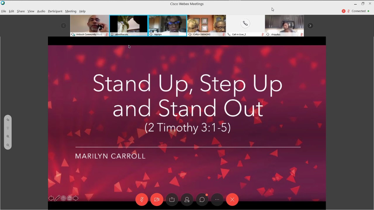 "Stand Up, Step Up. and Stand Out" - YouTube