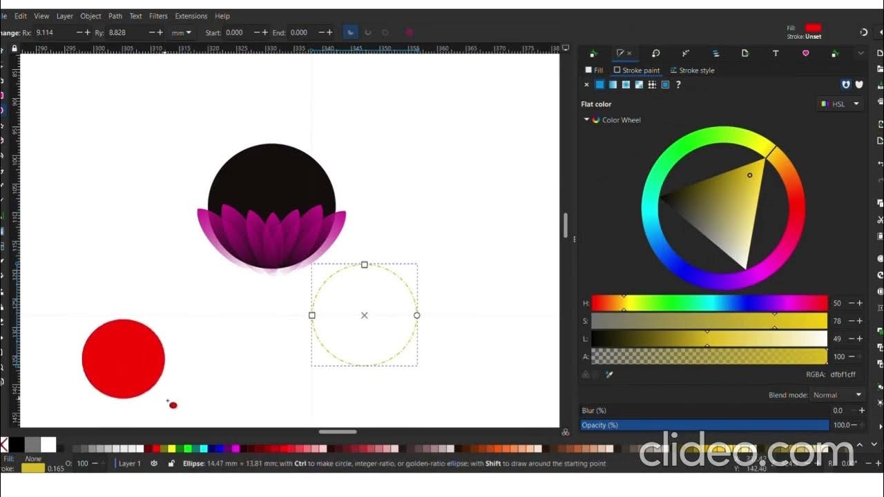 Logo Designing using Inkscape. Basic Tutorial. - YouTube