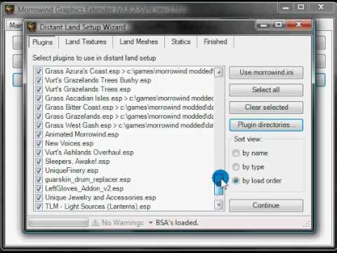 Morrowind Modded - My Morrowind Graphics Extender (MGE) Settings - YouTube