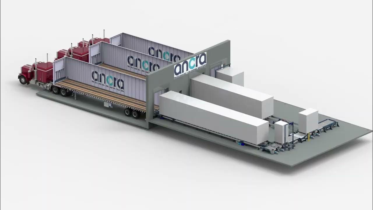 Ancra Chain Loading & Unloading System in food business - YouTube