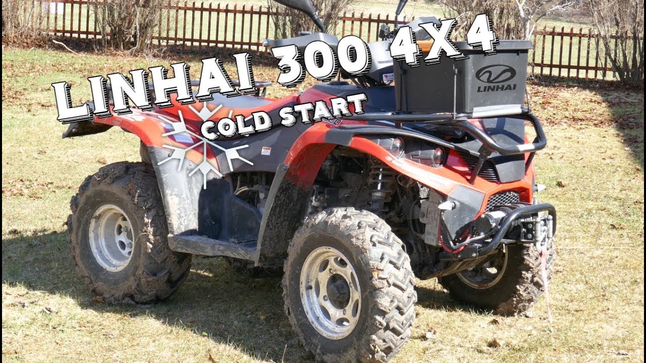 Linhai 300 4x4 | Cold start | 4K - YouTube