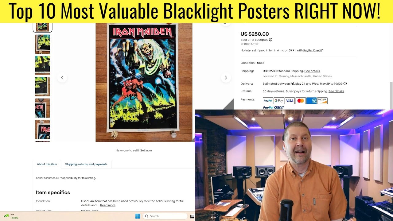 Top 10 Most Valuable Blacklight Posters Right Now - YouTube