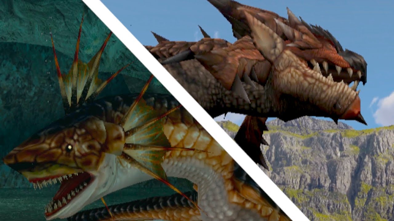 Monster Hunter 1 - All Village Monster Intros - YouTube