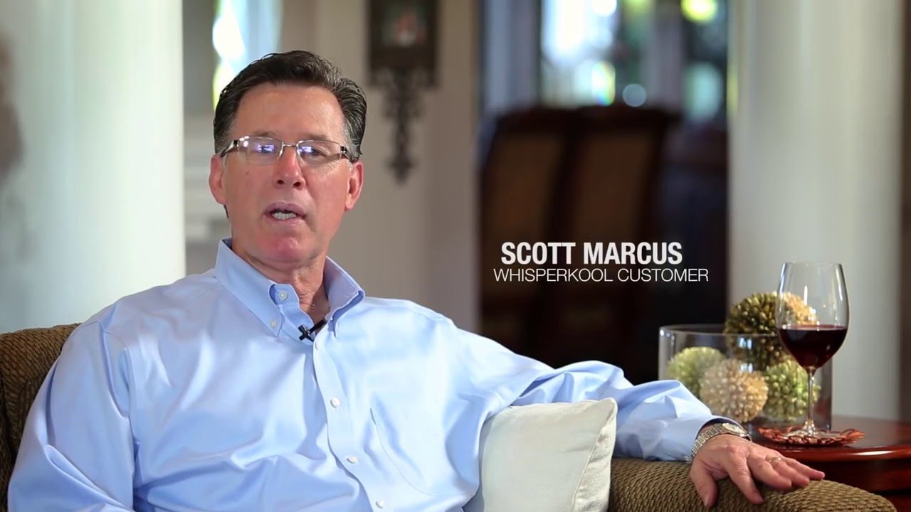 Scott Marcus protects his wine collection with a WhisperKOOL unit - YouTube